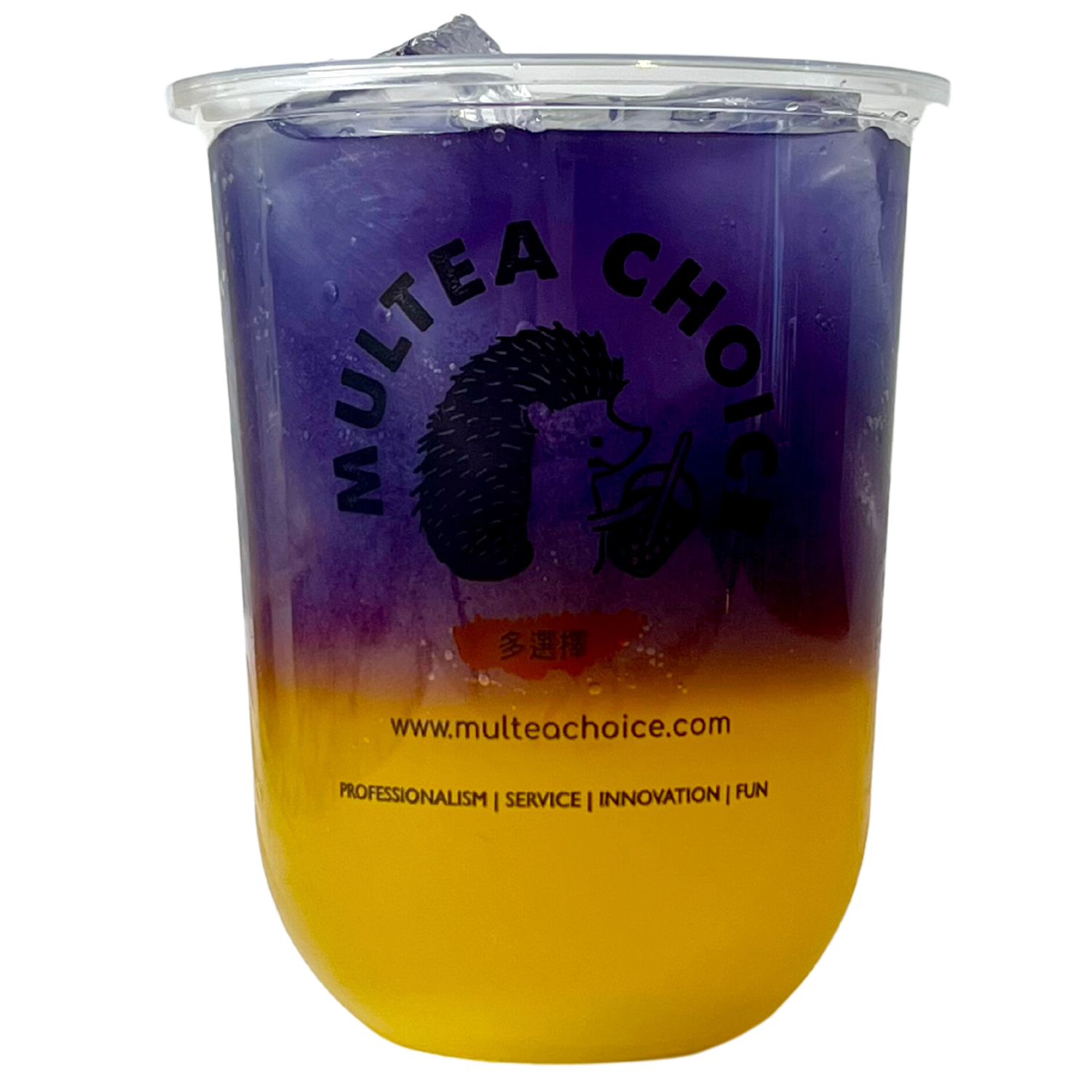 Festive Sunset Multea Choice Taiwanese Bubble Tea